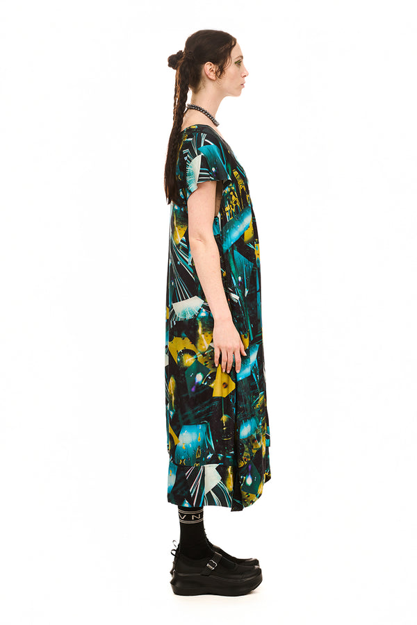 GEMINI DRESS IN SCIFI PRINT, SS26 - Zambesi Store
